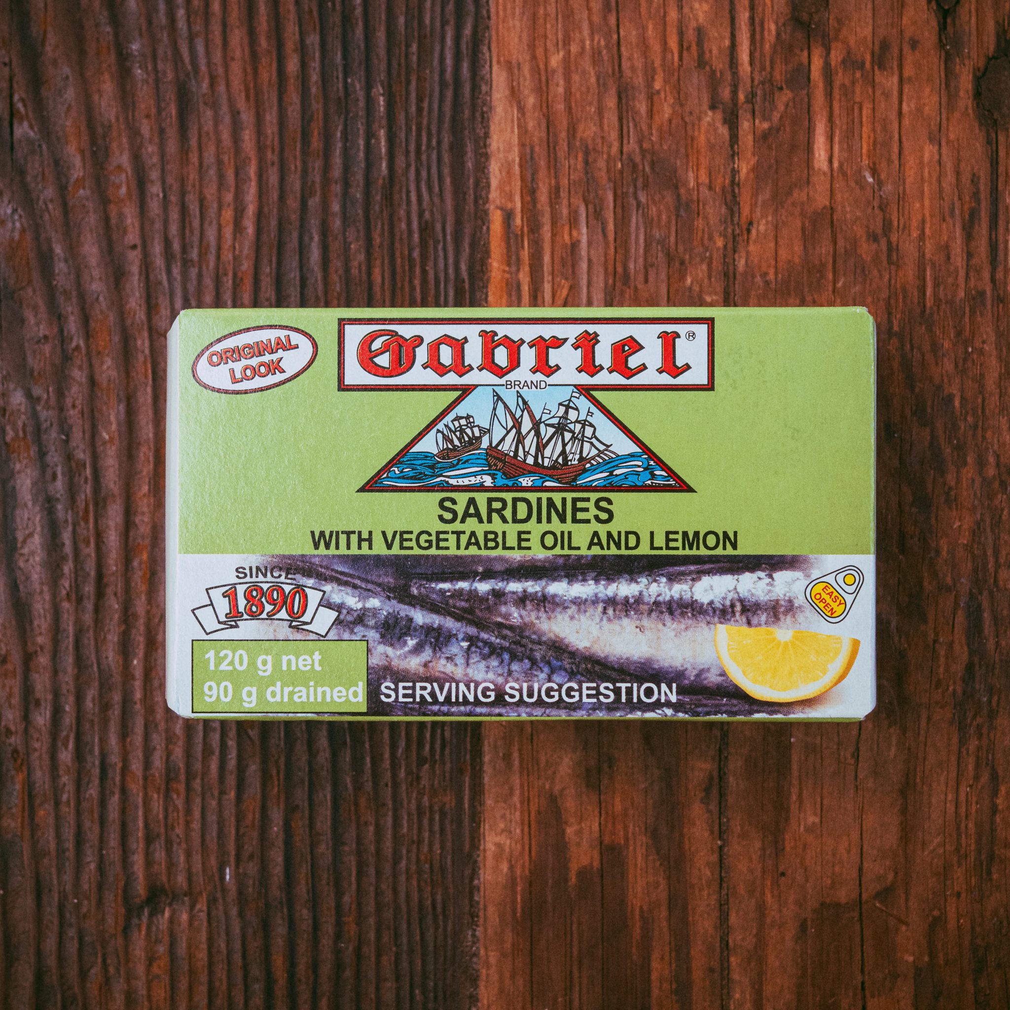 Gabriel Sardines Oil w Lemon 120g - Mezetaki - Mediterranean Restaurant ...