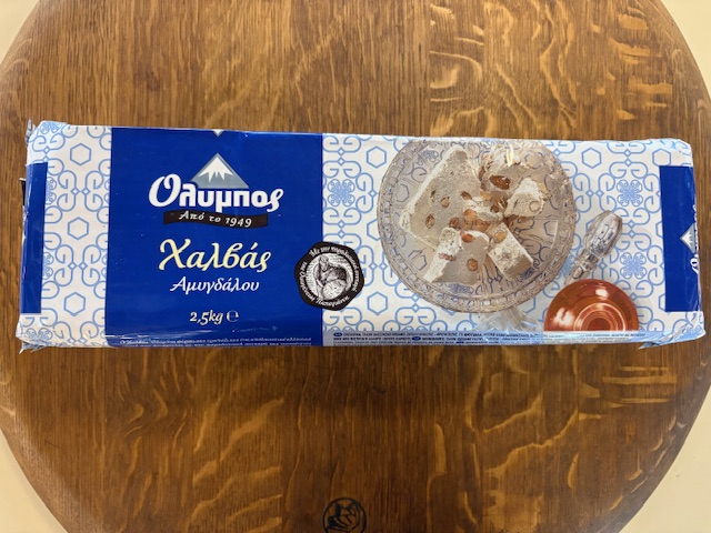 Halva Almond 2.5kg Olymbos - Mezetaki - Mediterranean Restaurant and Deli
